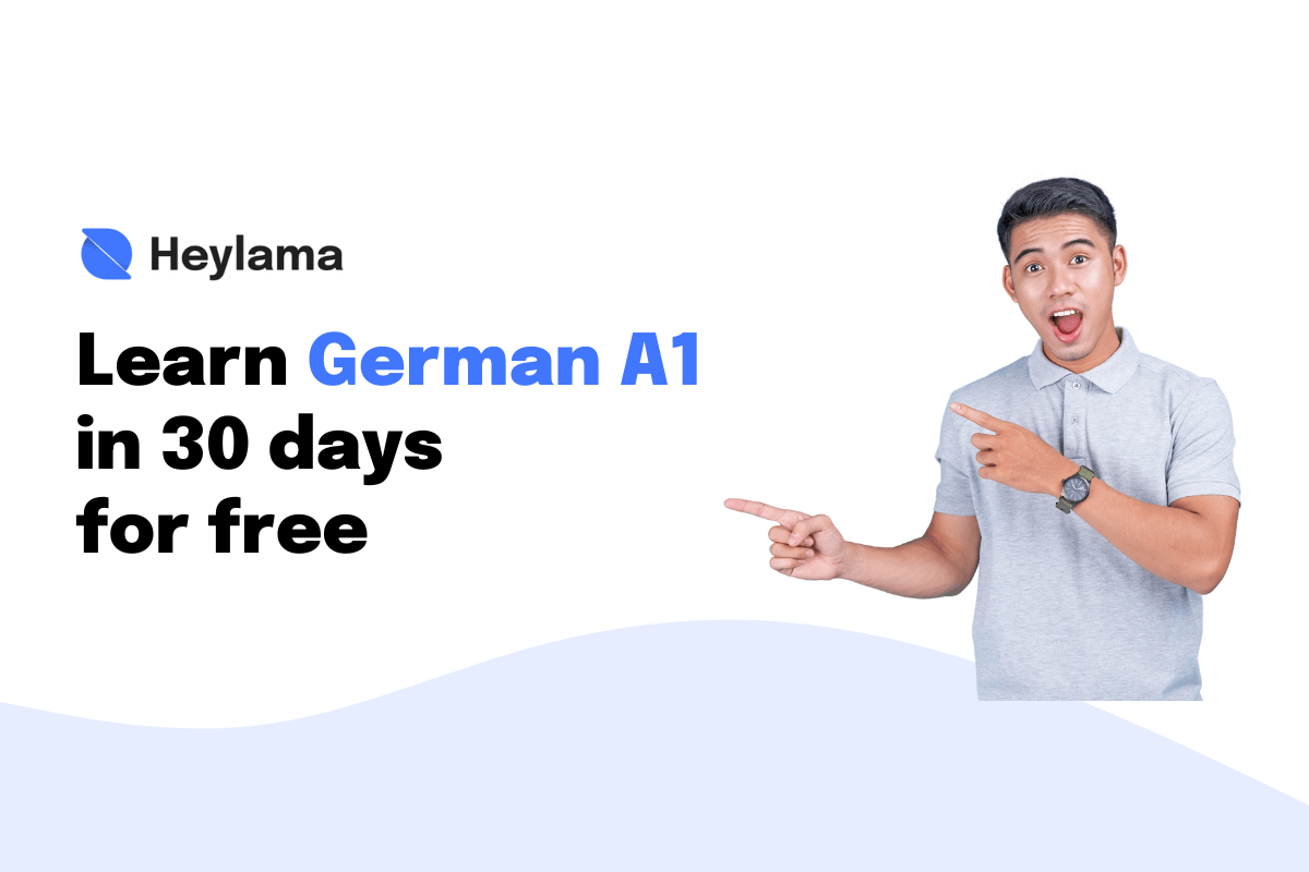 Learn German A1 in 30 days for free: a step-by-step online course